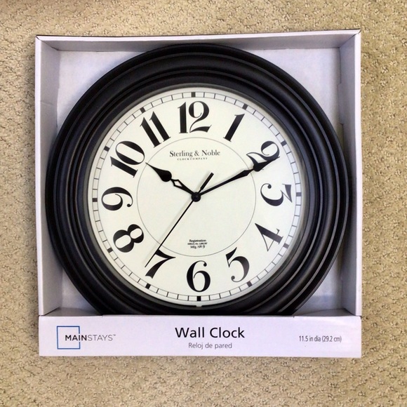 Mainstays | Wall Decor | 4 Nwt Mainstays Wall Clock | Poshmark